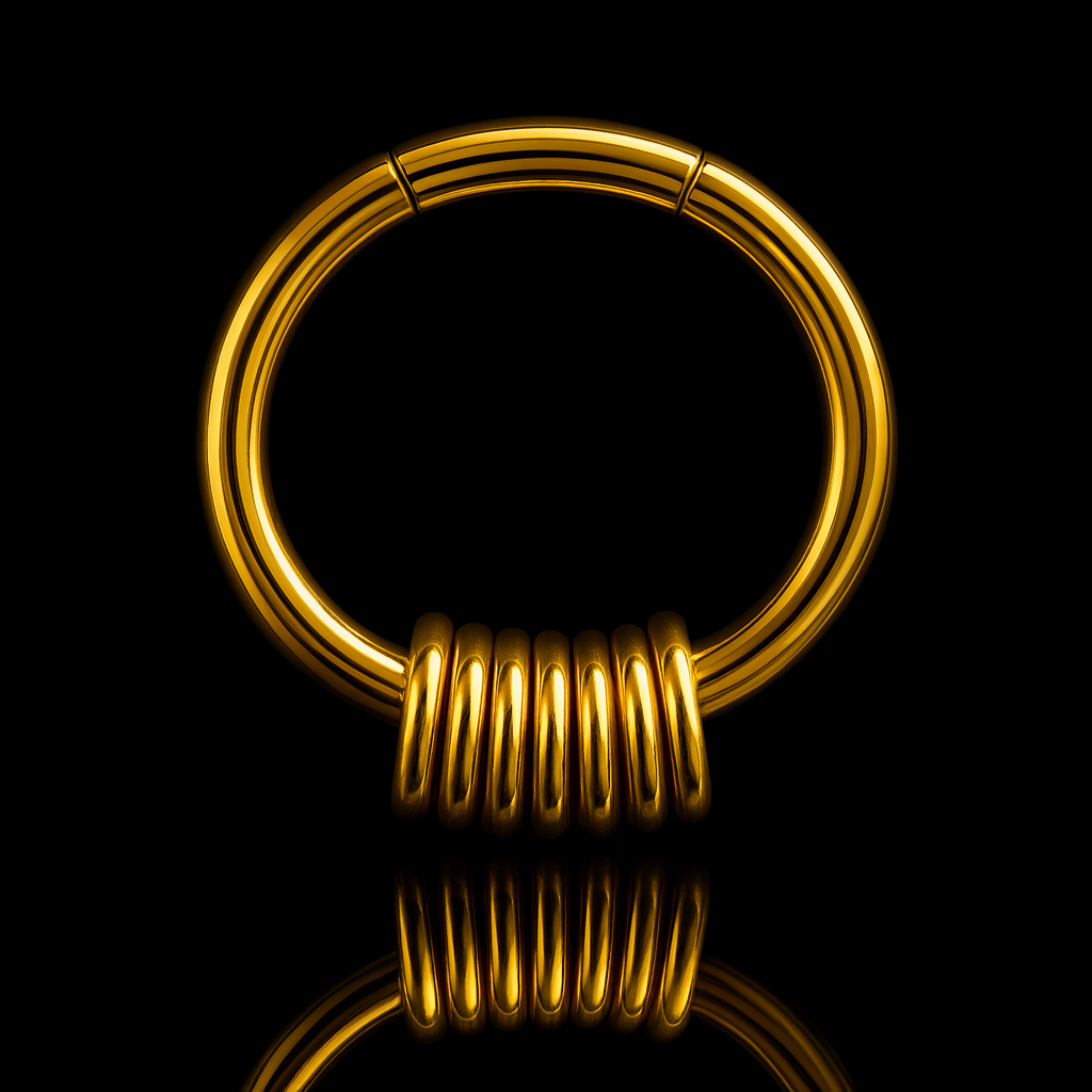 Peso Colgante HALO RING – ObsidianLoops